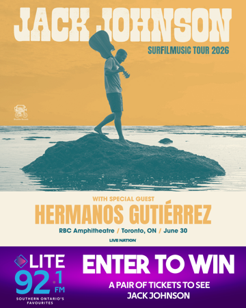 LITE 92.1 | Enter to Win Tickets to Jack Johnson